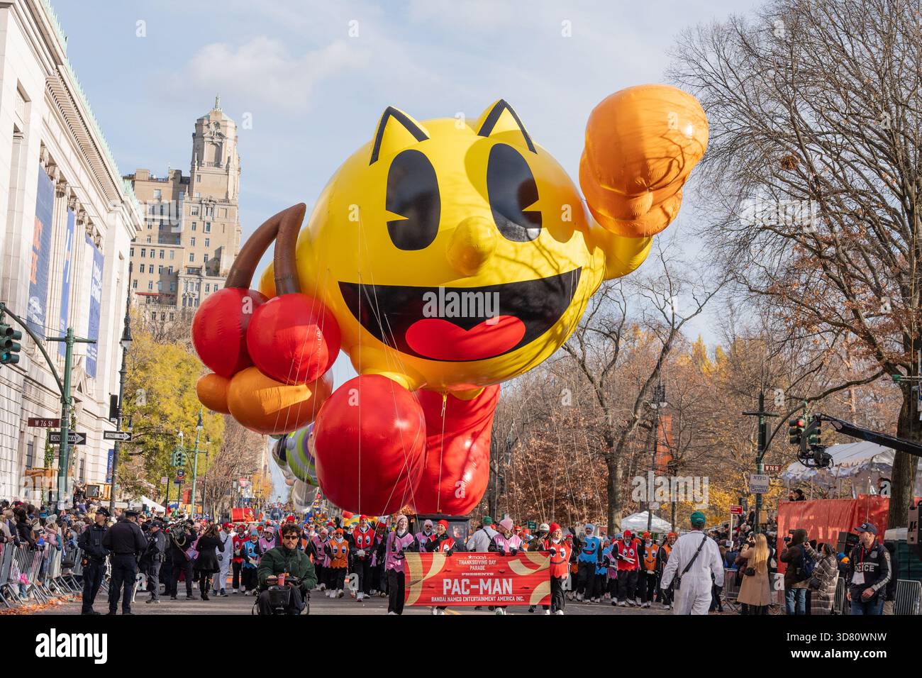 PAC-MAN by Bandai Namco giant balloon flown during 99th annual 2025 ...