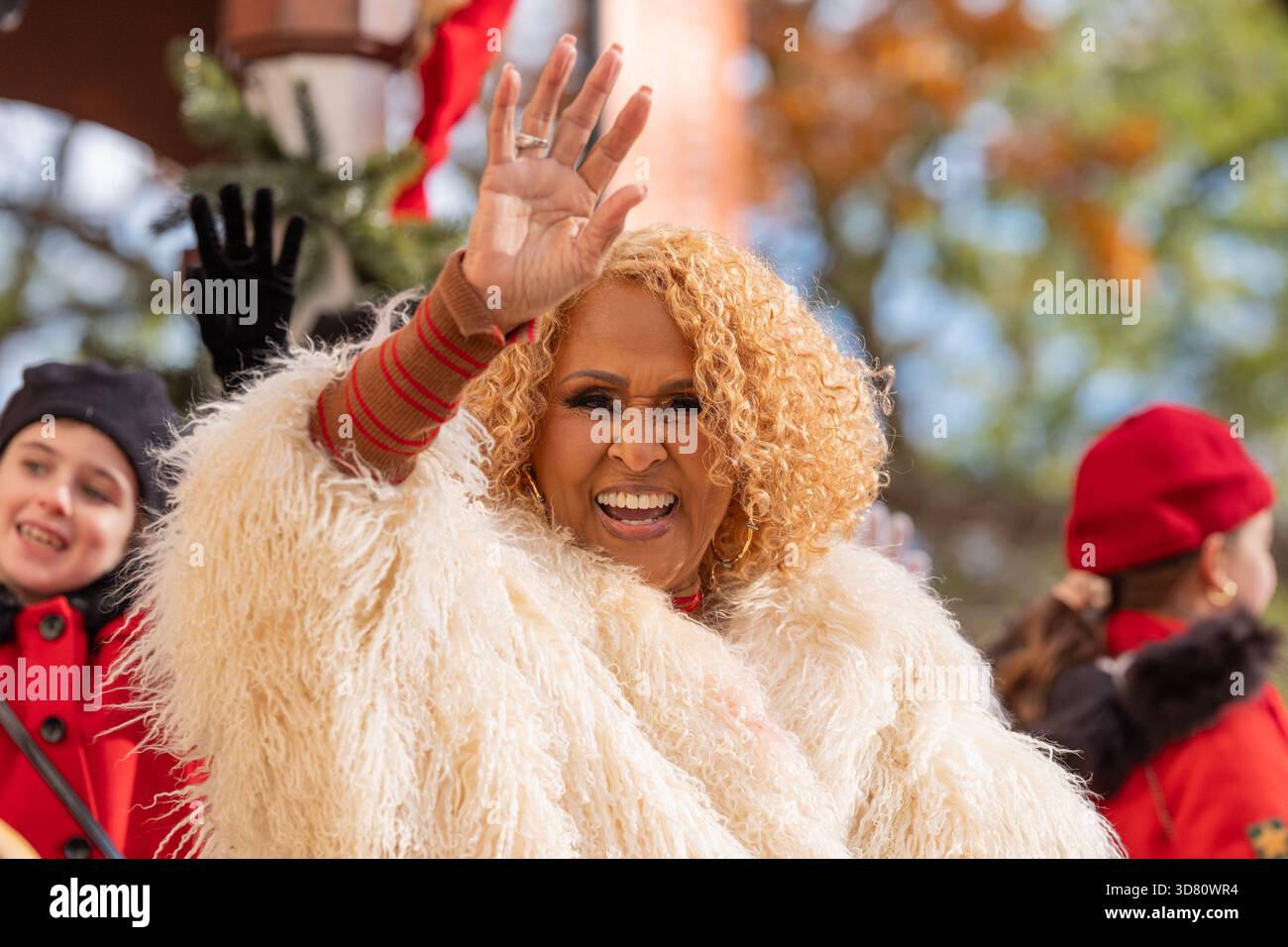 Darline Love rides on float during 99th annual 2025 Macy's Thanksgiving ...