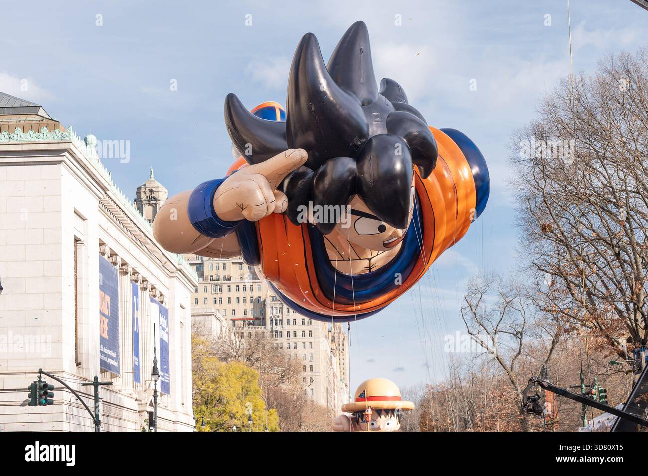 Goku giant balloon flown during 99th annual 2025 Macy's Thanksgiving ...