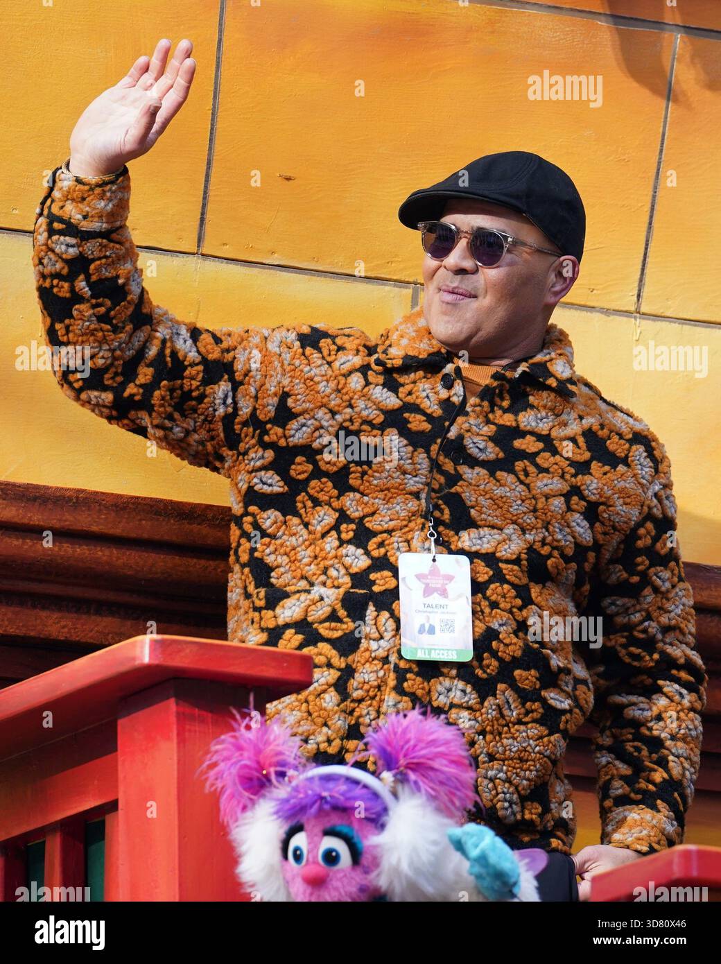 Christopher Jackson out and about for Macy's Thanksgiving Day Parade ...