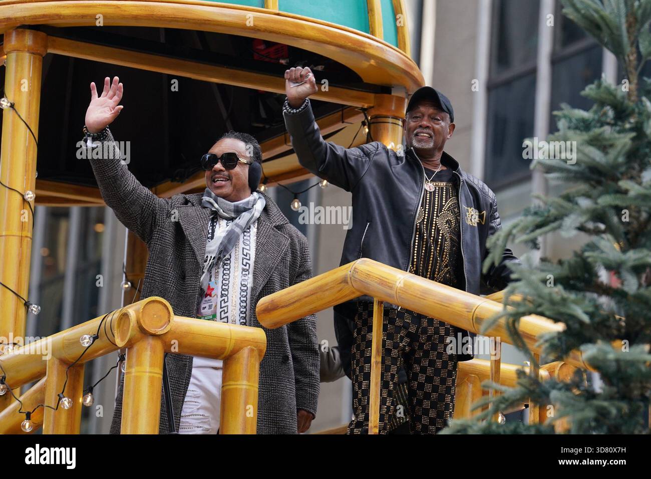 Kool & the Gang out and about for Macy's Thanksgiving Day Parade, , New ...