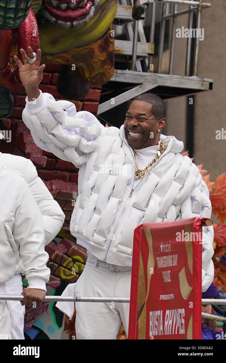 Busta Rhymes out and about for Macy's Thanksgiving Day Parade, , New York, NY, November 27, 2025 ...