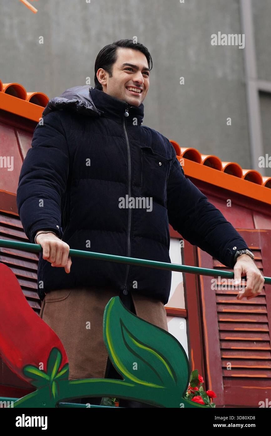 Matteo Bocelli out and about for Macy's Thanksgiving Day Parade, , New ...
