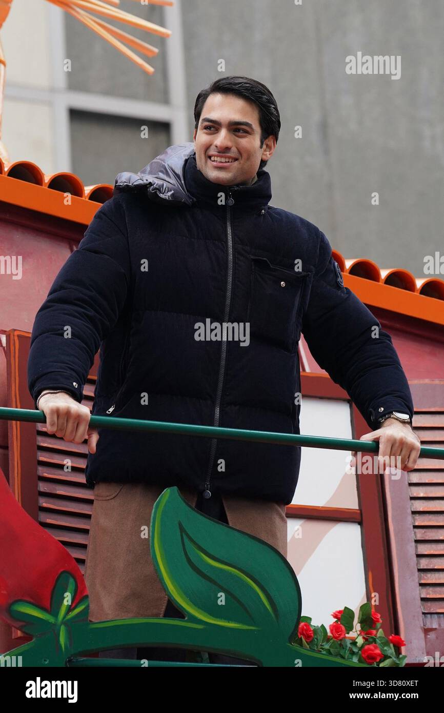 Matteo Bocelli out and about for Macy's Thanksgiving Day Parade, , New ...