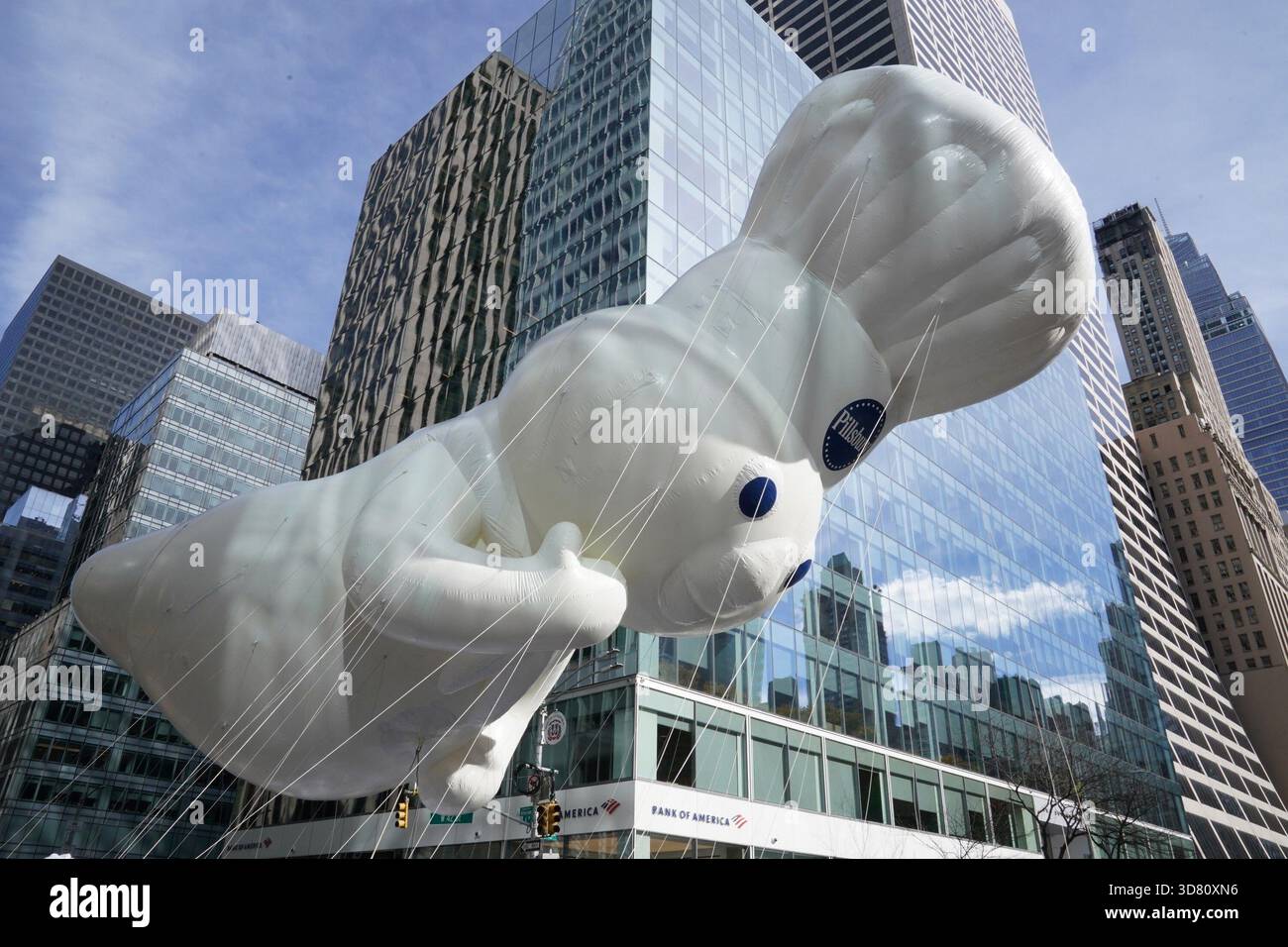The Pillsbury Doughboy, Balloon out and about for Macy's Thanksgiving ...