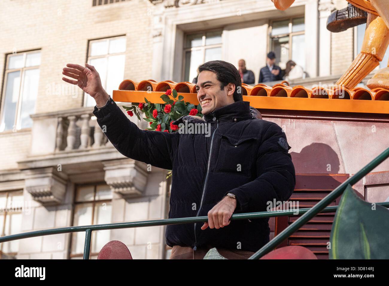 Matteo Bocelli rides on float during 99th annual 2025 Macy's ...