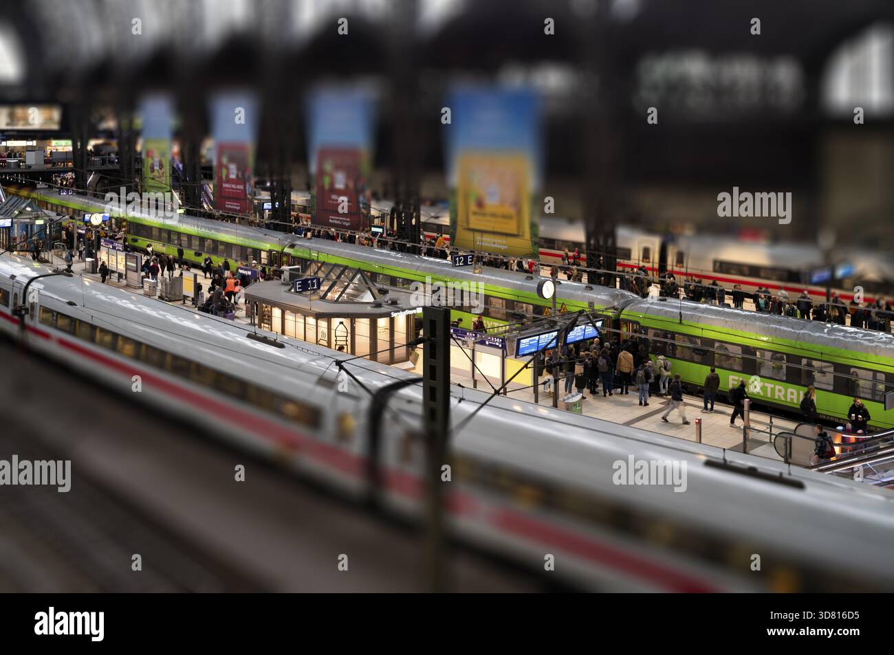 Interior view, ICE, Intercity Express, Flixtrain, RE, Regional-Express ...