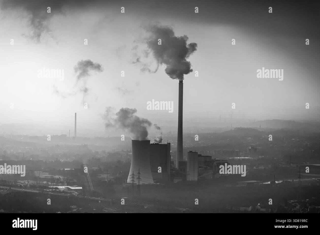 Chp plant Black and White Stock Photos & Images - Alamy