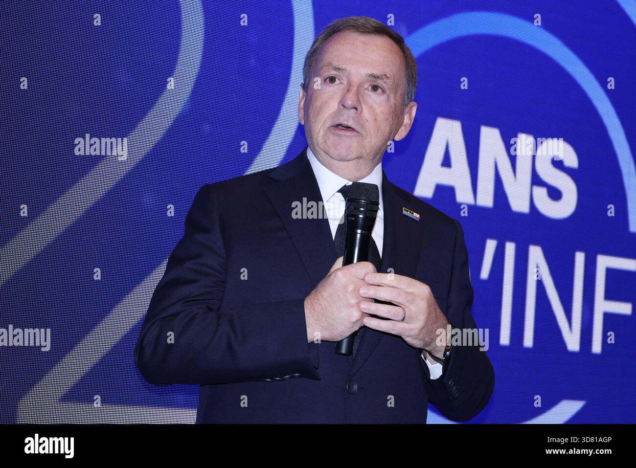 Exclusive - Alain Weill attends 20th Anniversary of BFMTV in Paris ...