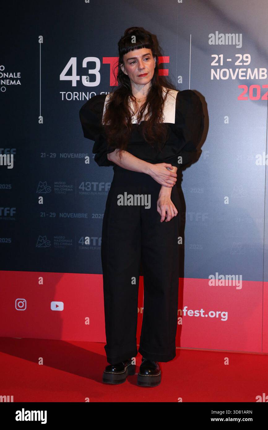 Rhayne Vermette attends the photocall on Day 7 of the 43rd Turin Film ...