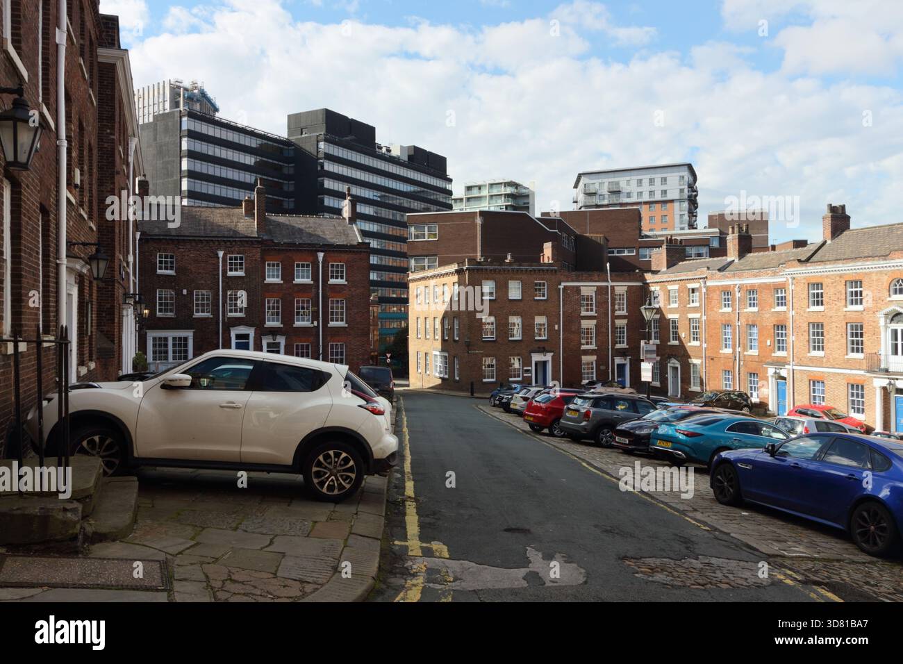 Historic Paradise Square in Sheffield city centre England UK. Georgian ...