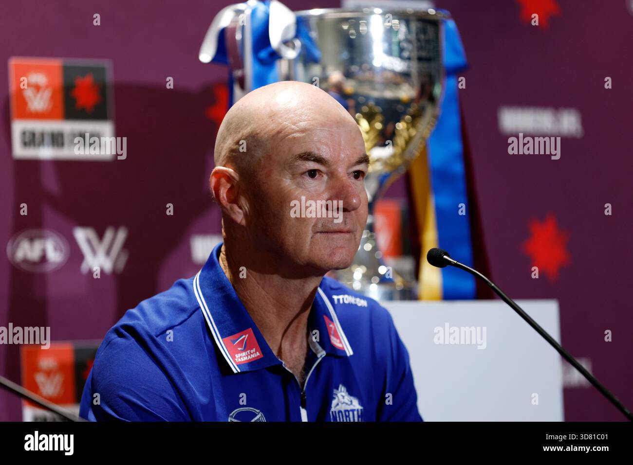 Senior Coach of the Kangaroos, Craig Starcevich, Senior speaks to media ...