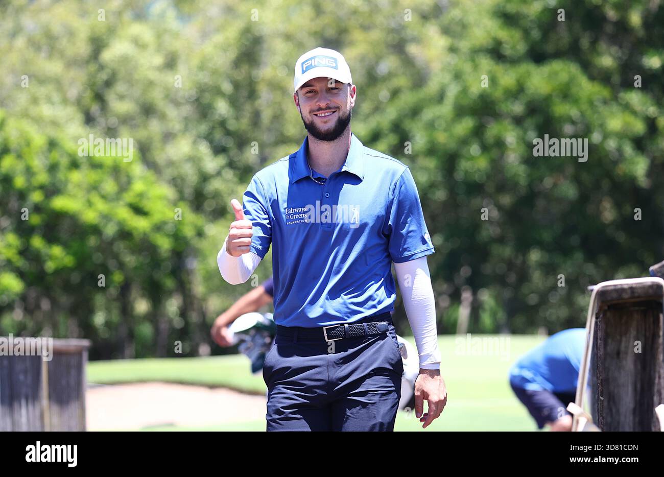 Rocco Repetto Taylor on the 9th hole during the 2nd Round of the ...