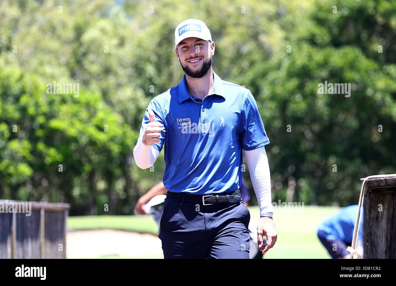 Rocco Repetto Taylor on the 9th hole during the 2nd Round of the ...