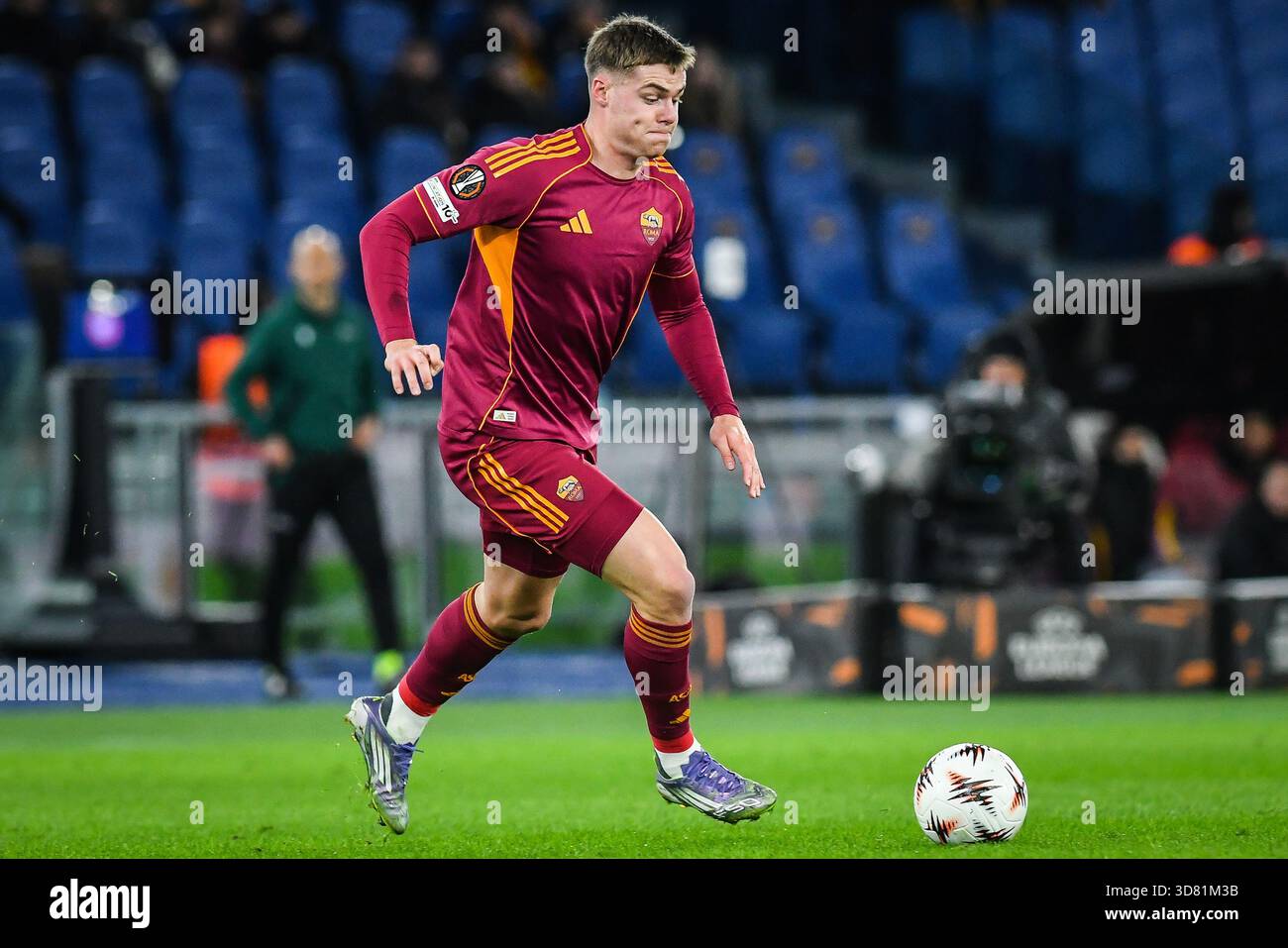 Evan FERGUSON of AS Roma during the UEFA Europa League, League phase ...