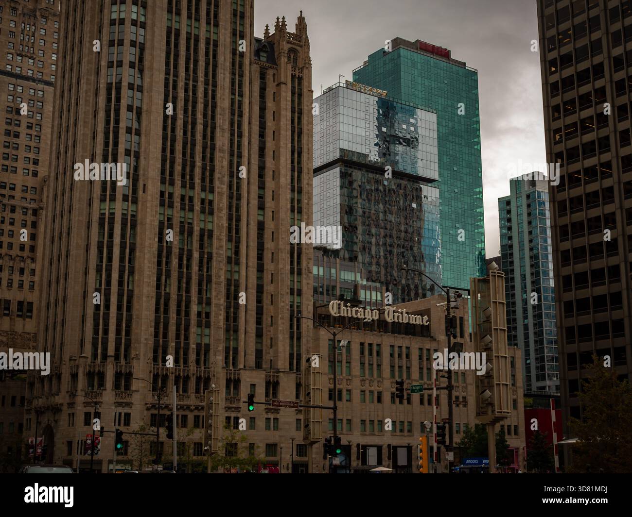 Chicago city buildings showcasing a mix of architectural styles ...