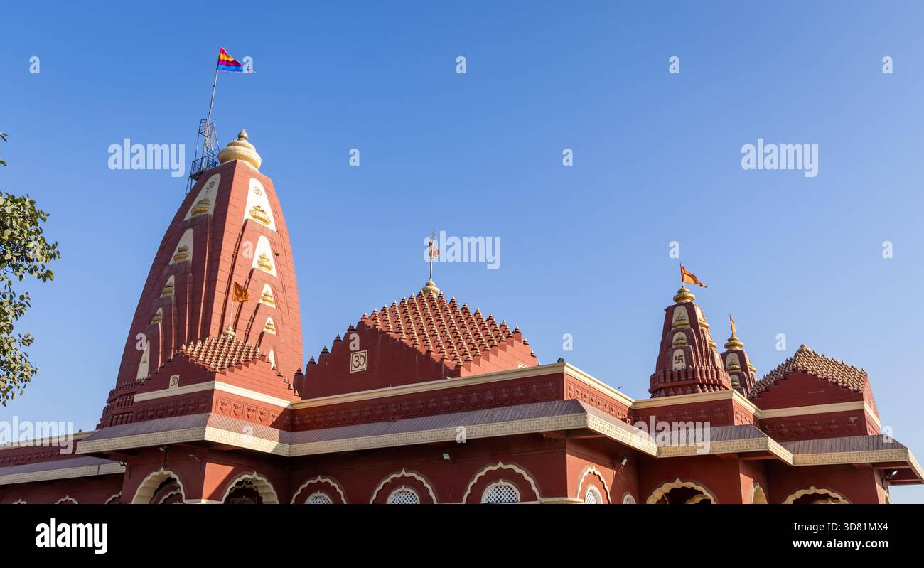 stunning hindu shrine building with ornate carvings and domes Stock ...