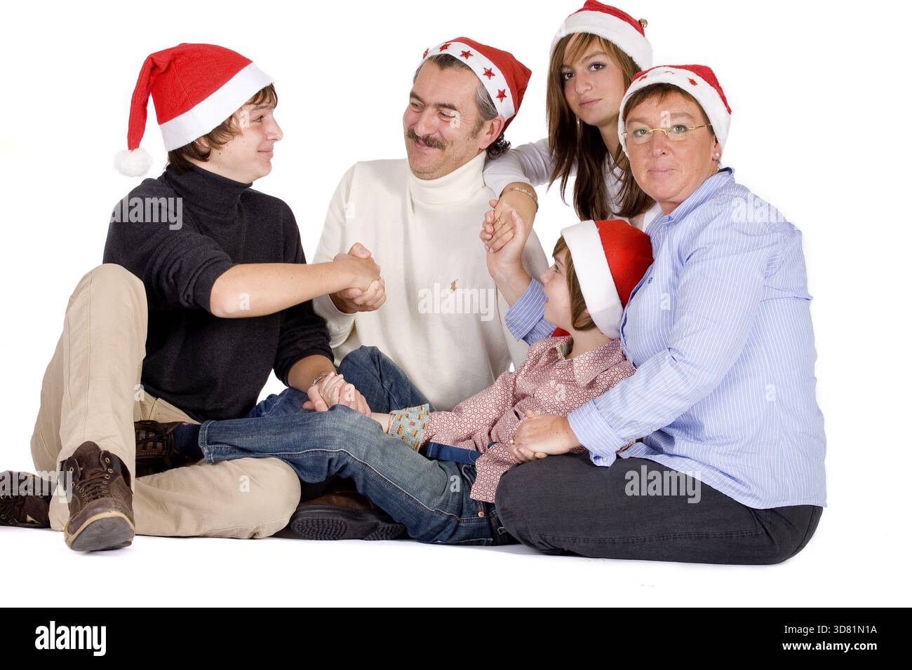 Parent with one child happy Cut Out Stock Images & Pictures - Alamy