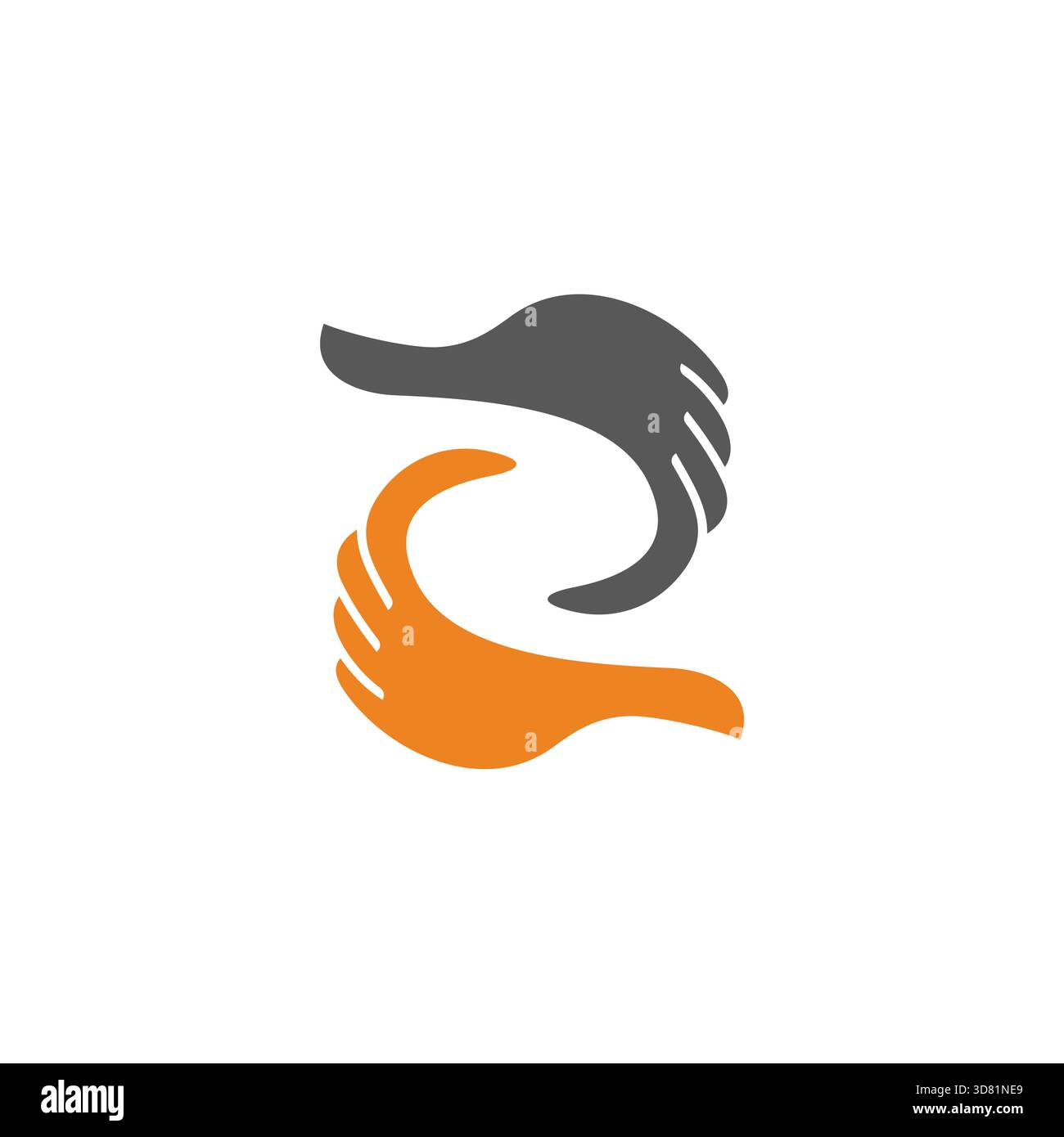 Two people equality symbol Stock Vector Images - Alamy