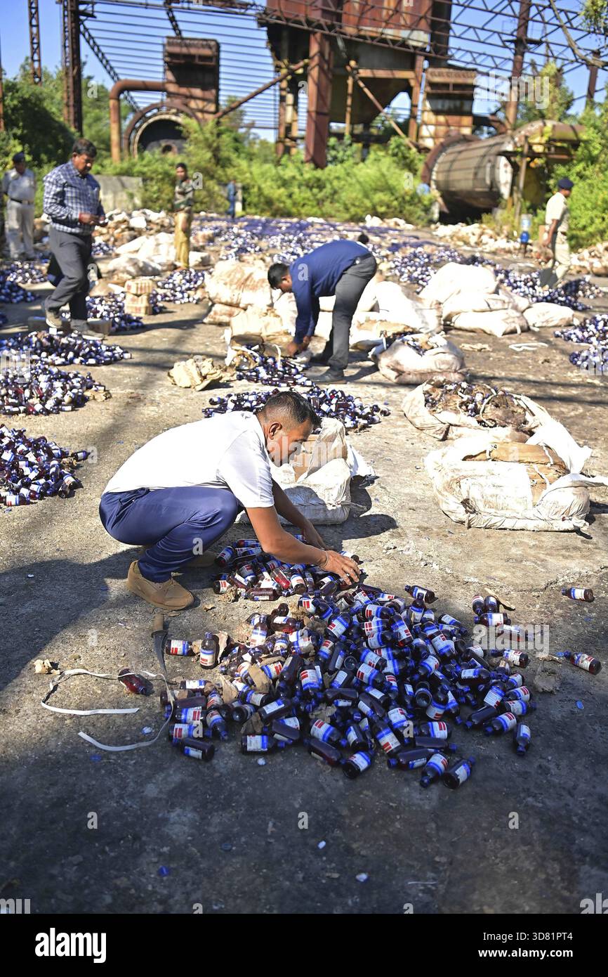 Agartala, Tripura, India, 26-11-2025: Police officials are seen ...