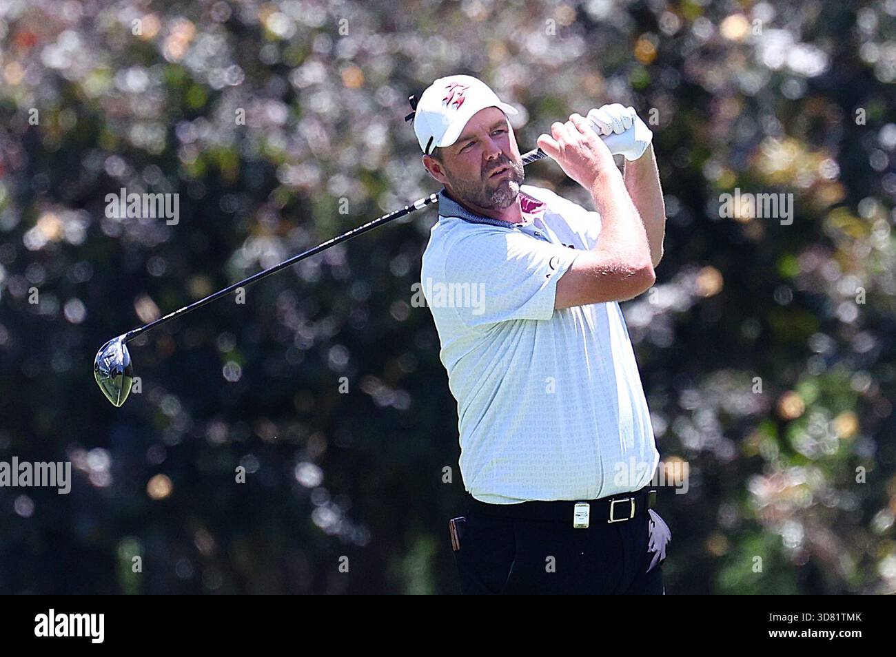 Marc Leishman of Australia on the 9th hole during the 2nd Round of the ...