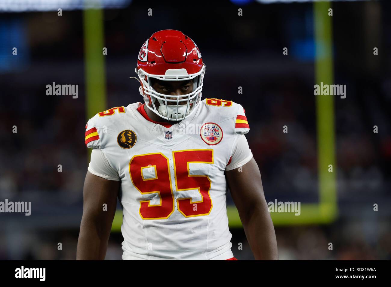 Kansas City Chiefs defensive tackle Chris Jones (95) during a NFL ...