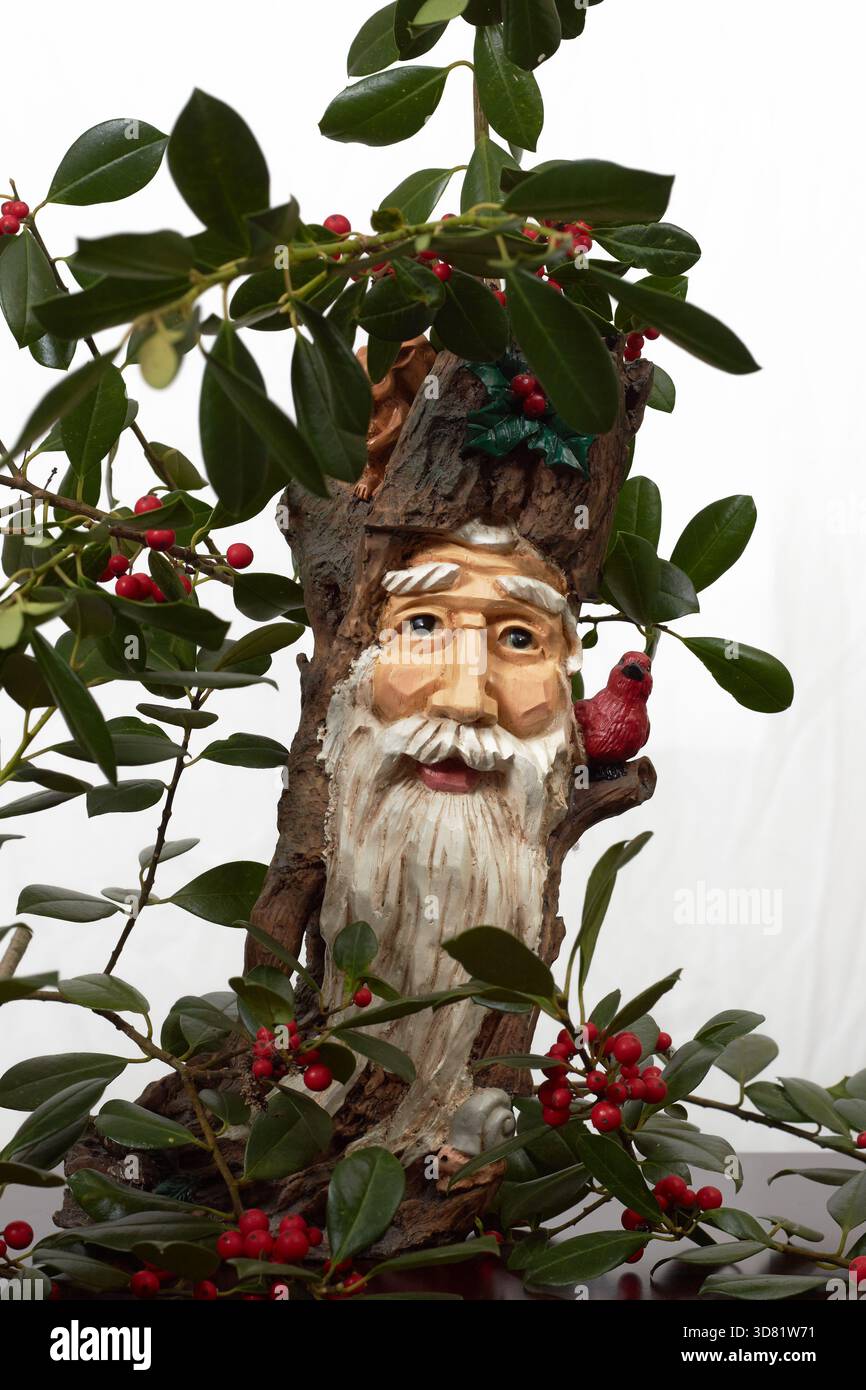 Merry christmas text santa vintage hi-res stock photography and images ...