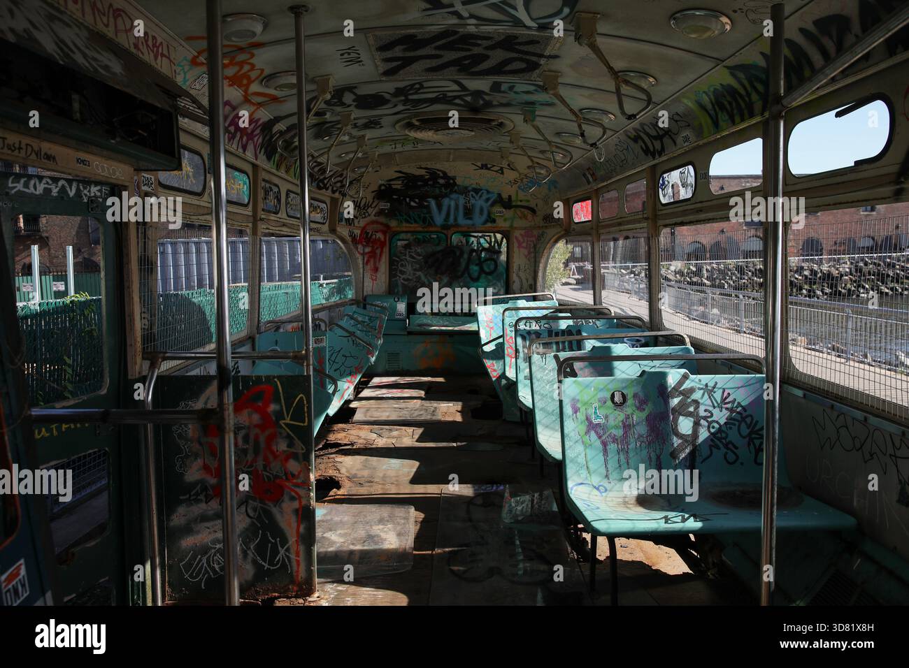 The last abandoned trolley from the Boston Green Line is pictured in ...