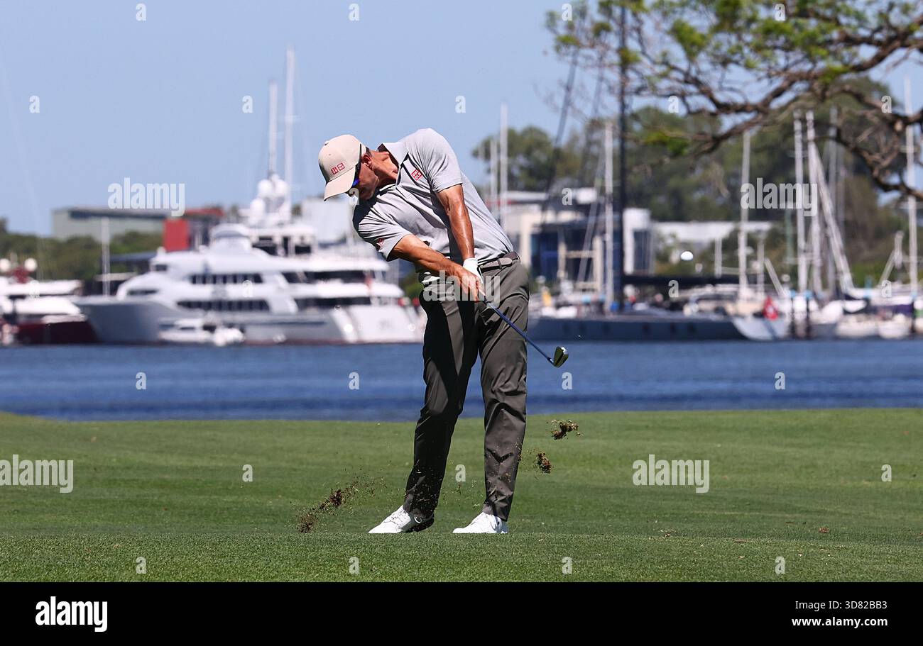 Australia's Adam Scott on the 5th hole during the 2nd Round of the ...