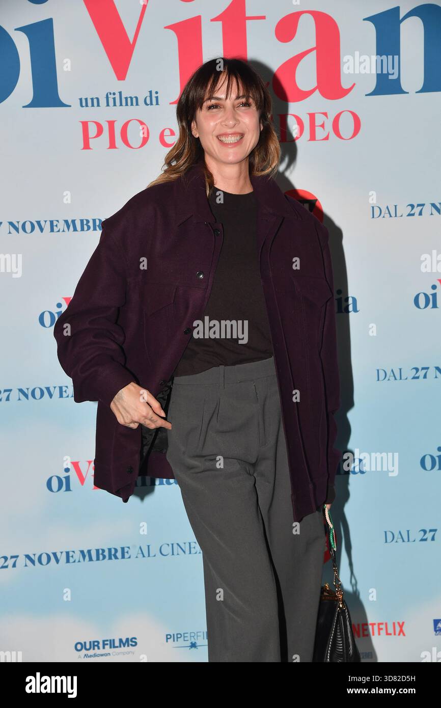 Rome, Cinema Adriano Premiere of the film "Oi Vita Mia", In the photo ...