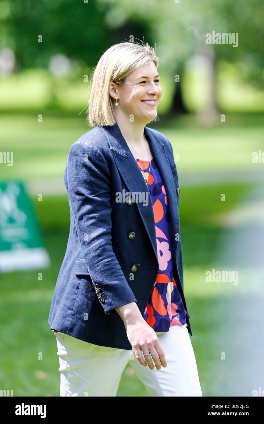 New Victorian Liberal Party leader Jess Wilson is seen walking during ...