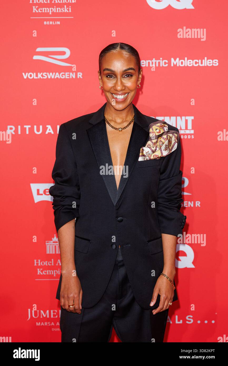 Hadnet Tesfai at the 27th GQ Men of the Year Award at the Metropol on ...
