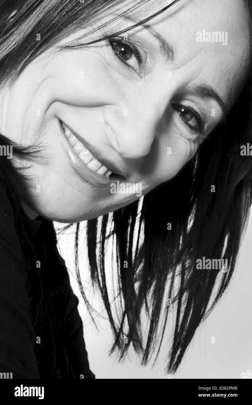 Elderly woman in long Black and White Stock Photos & Images - Alamy