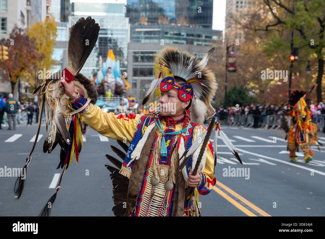 Members of Native Pride Productions march in the Macy's Annual ...
