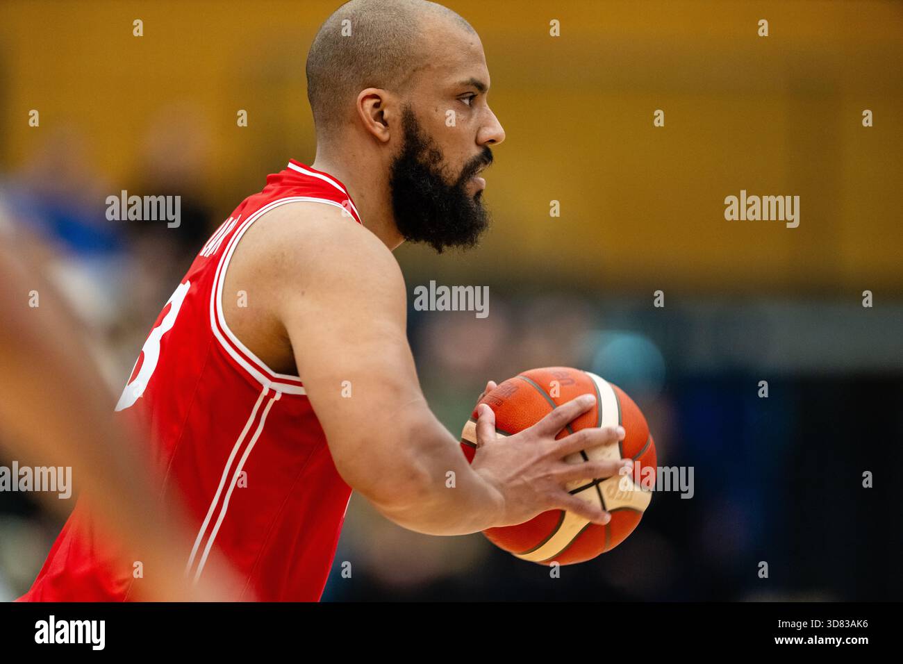 Farum, Denmark. 27th Nov, 2025. Kevin Larsen of Denmark seen during the ...