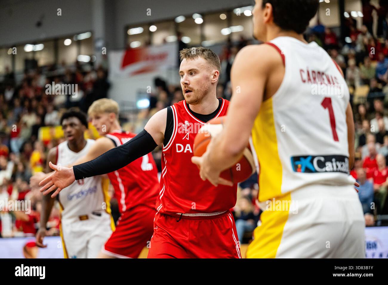 Farum, Denmark. 27th, November 2025. Adam Heede-Andersen of Denmark ...