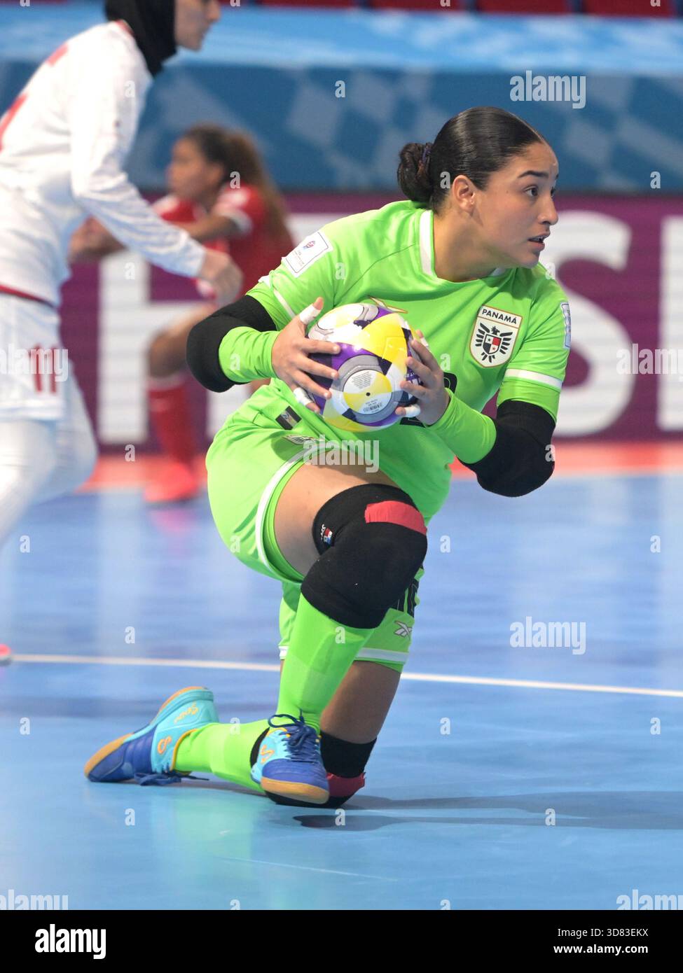 Mariam Antonia Sanjur of Panama Women Futsal team seen in action during ...