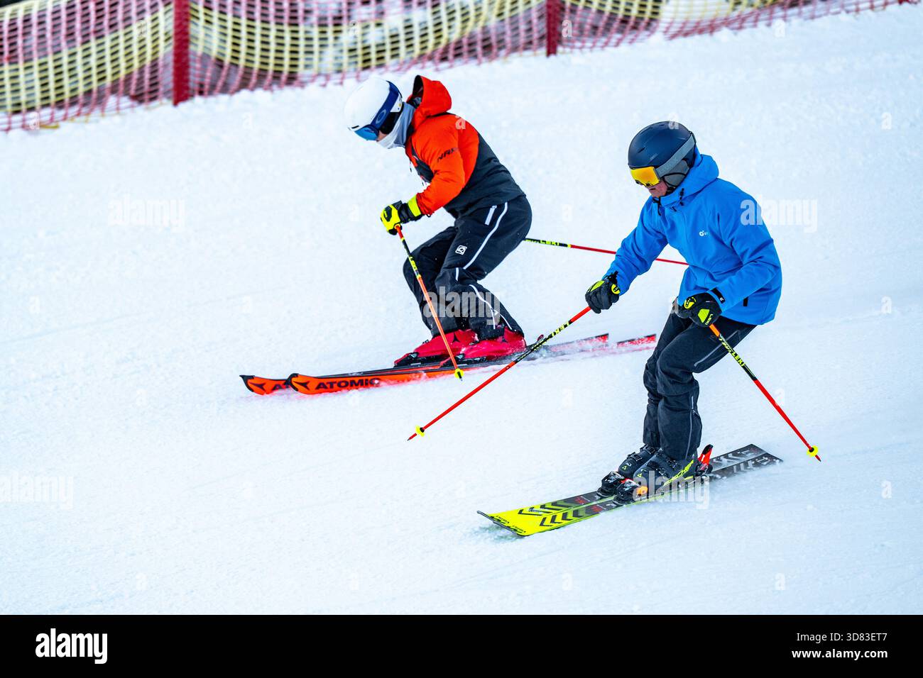 Ski resort Svaty Petr (Saint Peter) in the Giant Mountains (Krkonose ...