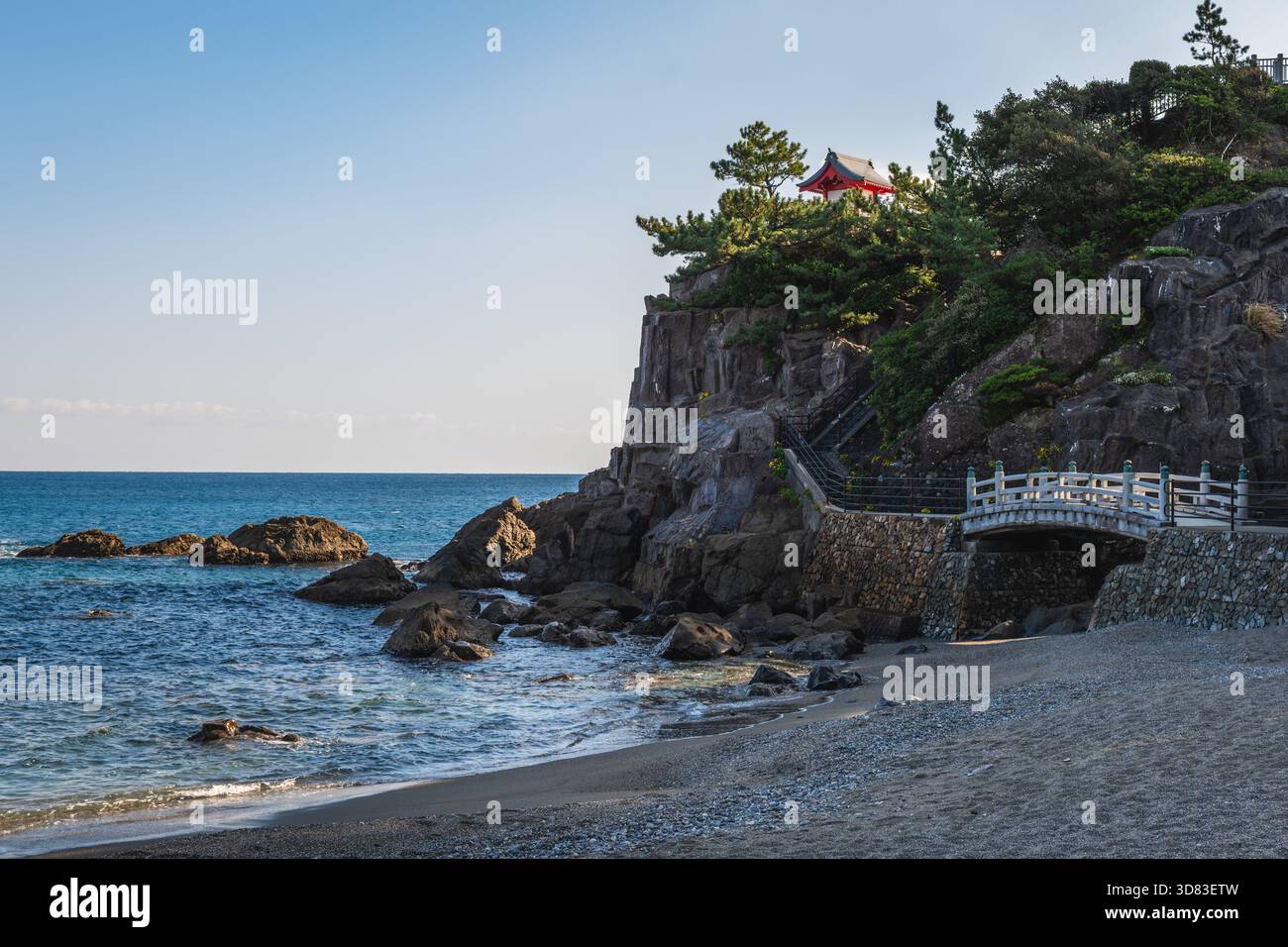 Katsurahama Ryuogu Shrine in Katsurahama Beach, Kochi City, Shikoku ...
