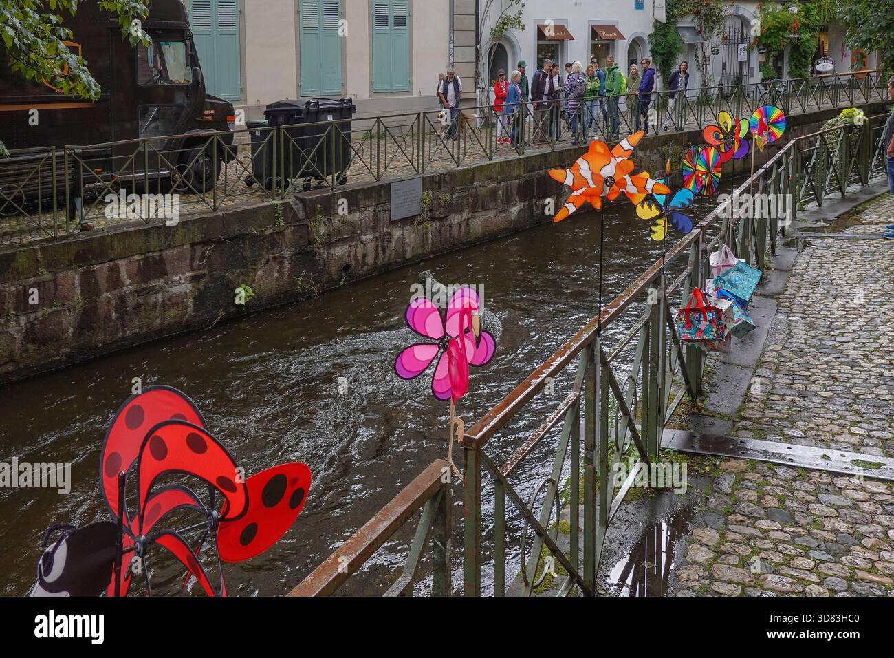 Germany, Freiburg, Old Town with Freiburg Baechle canal Photo © Fabio ...