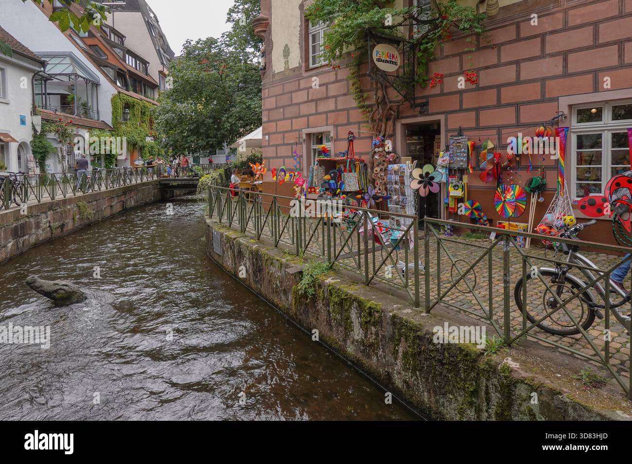 Germany, Freiburg, Old Town with Freiburg Baechle canal Photo © Fabio ...
