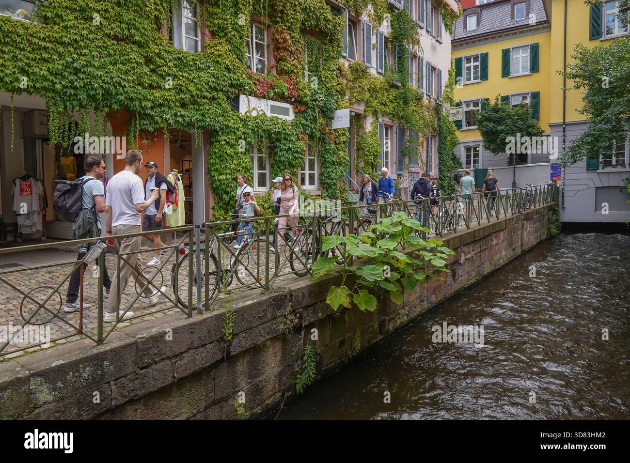 Germany, Freiburg, Old Town with Freiburg Baechle canal Photo © Fabio ...