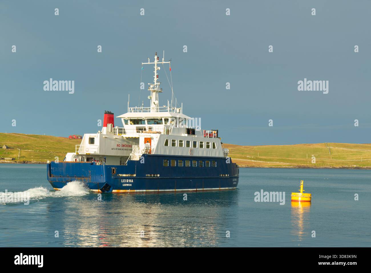 Passenger and car ferry connecting Lerwick to Isle of Bressay, Shetland ...