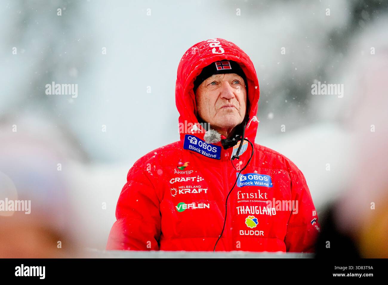 Ruka, Finland 20251128. Ivar Stuan during combined jump HS142 in Ruka ...