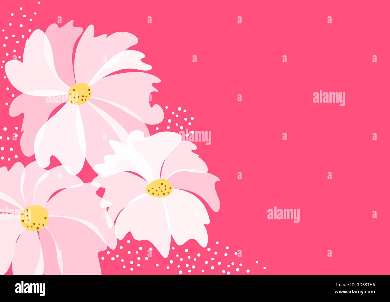 Pattern translucent delicate flowers Stock Vector Images - Alamy