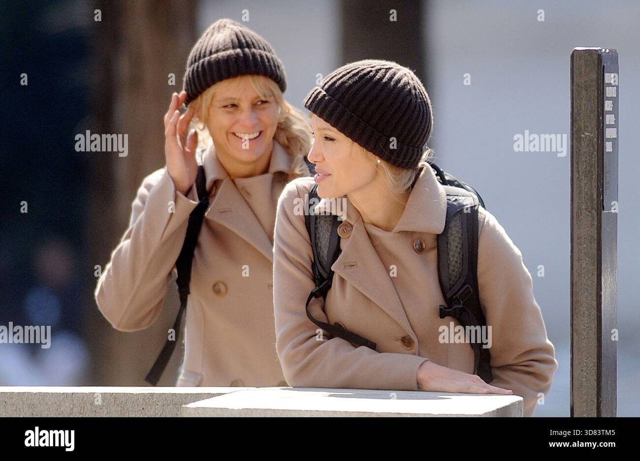 US actress Angelina Jolie shoots scenes of her new movie 'Salt,' near ...