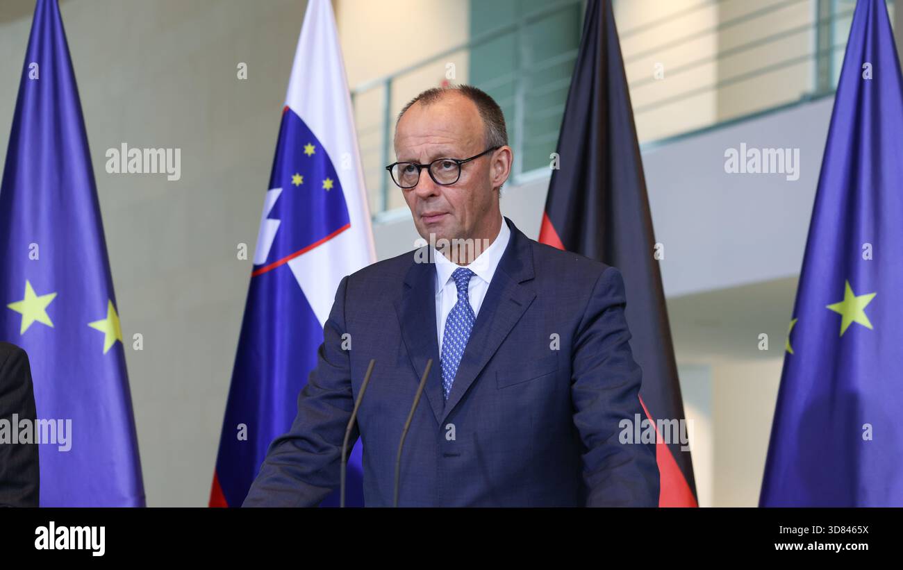 Berlin, Germany, 28th Nov. 2025. Press conference by Federal Chancellor ...