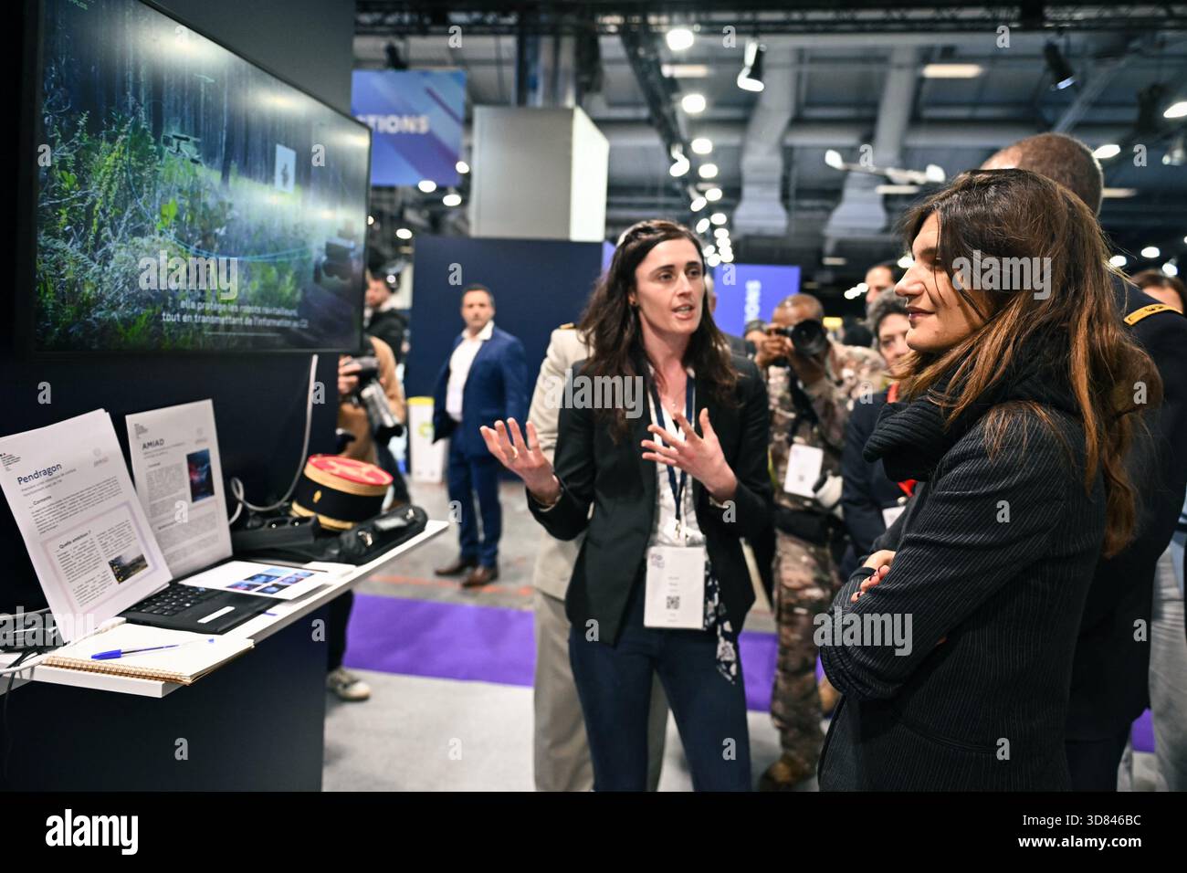 French Deputy Minister of the Armed Forces and Veterans Alice Rufo ...