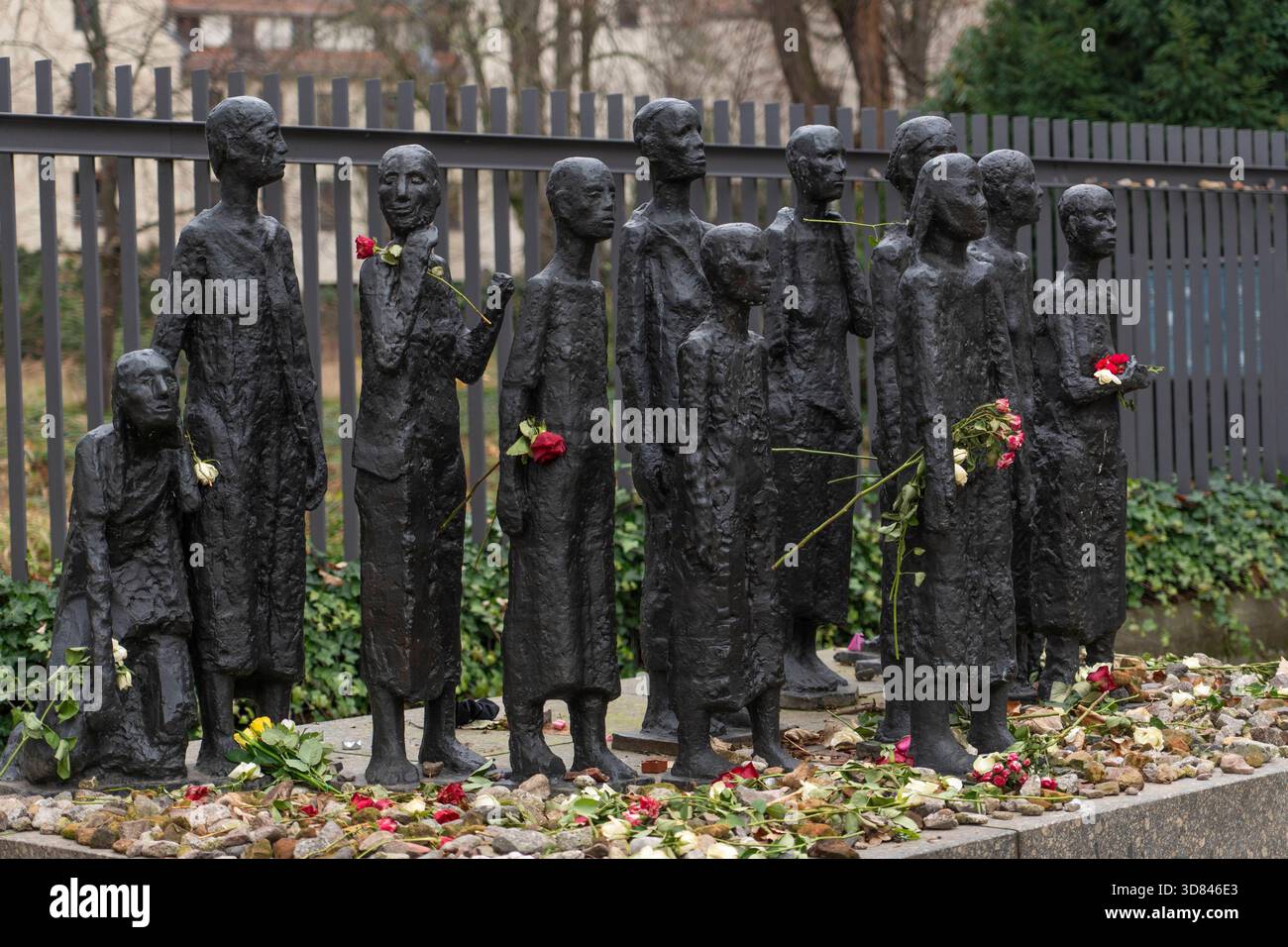 Das Denkmal für die aus Berlin während der Nazizeit deportierten Juden ...