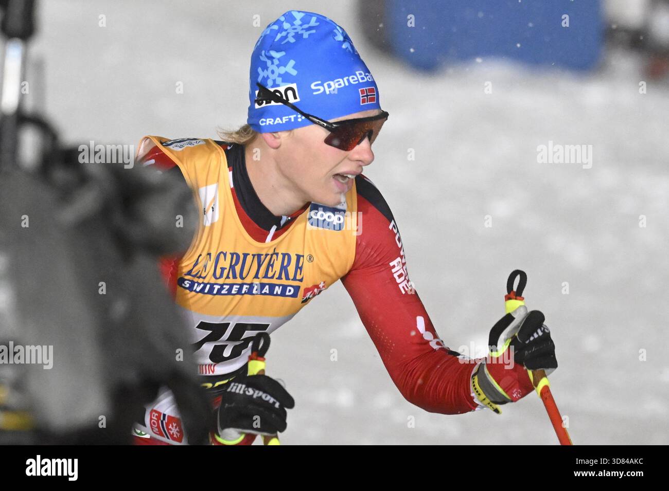 Andreas Fjorden Ree of Norway after men's cross-country skiing 10km ...